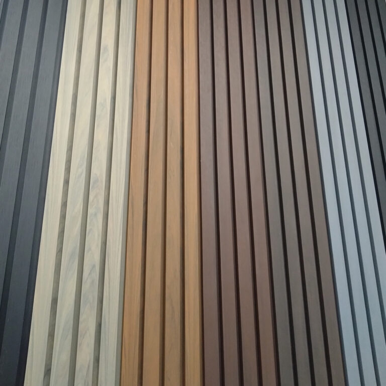 Slatted Cladding Wall Panel – Golden S1 | North Valley Composites