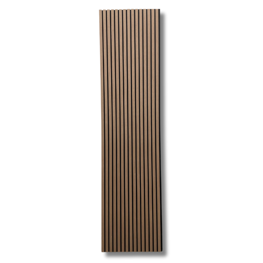 Contemporary Acoustic Slatted Wall Panel - Walnut | Shop Online