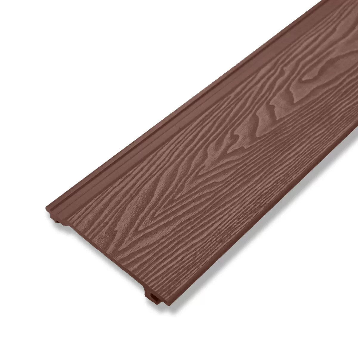 Woodgrain Composite Wall Cladding - Red Brown | North Valley Composites